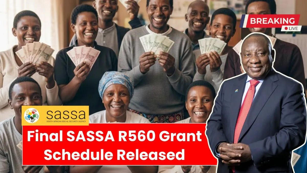 R560 SASSA Grant December 2025 Payment Dates Revealed – Check If You ...